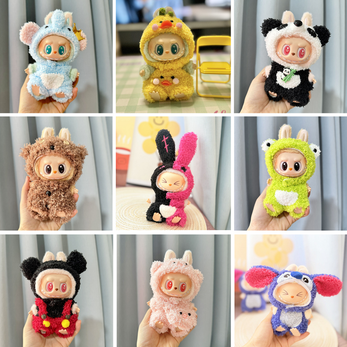 Labubu Clothes | Fluffy Kawaii Onesies – Lulu's Costume Store